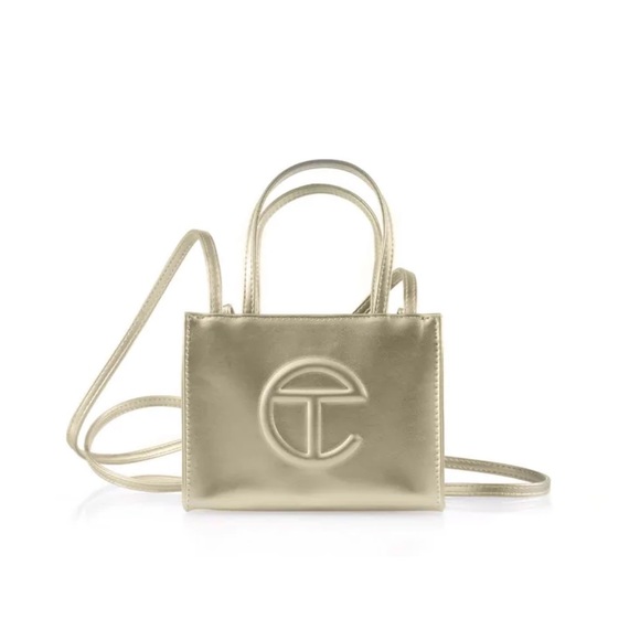 Telfar | Accessories | Brand New With Tags Small Gold Telfar | Poshmark